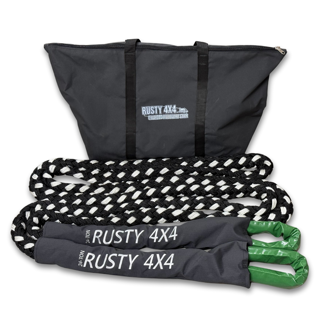 24-Ton Kinetic Recovery Rope (Heavy Duty / Commercial) – Rusty 4x4 ...