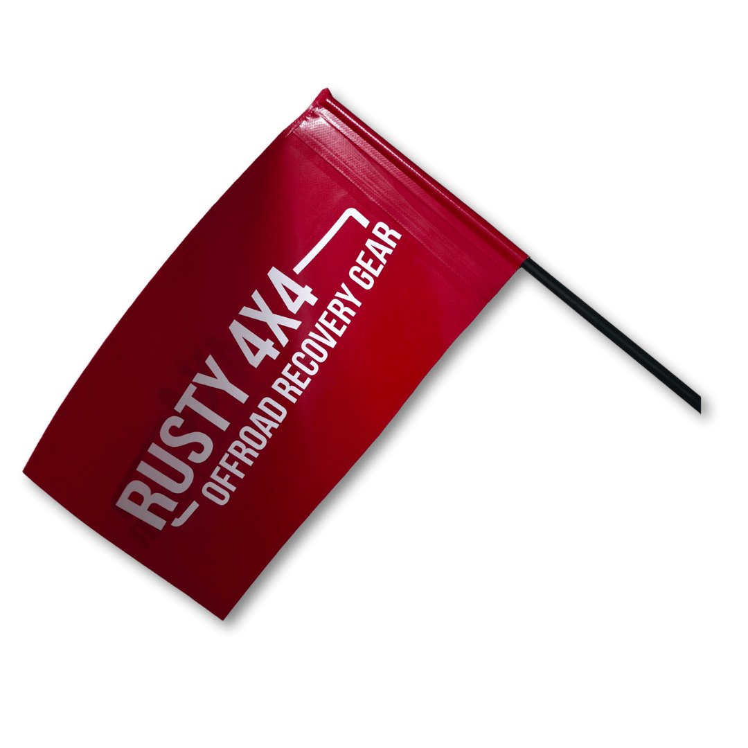 4x4 Dune Flag / Safety Flag / Vehicle Whip (2-Piece) – Rusty 4x4 ...
